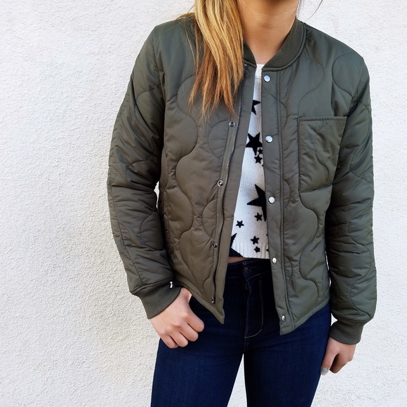 MOTHER | Jackets & Coats | New Mother Quilted Bomber Jacket | Poshmark