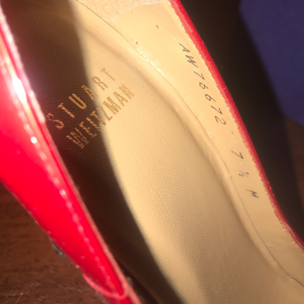 Stuart Weitzman Fever Red Pumps - Gem