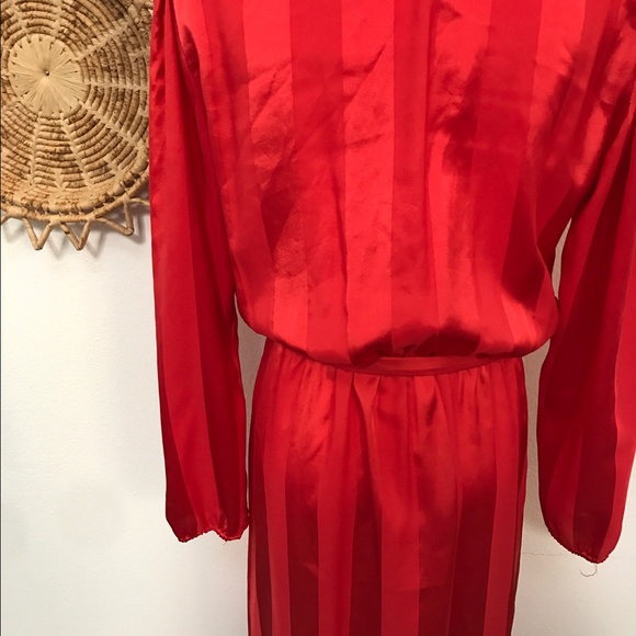 Vintage | Dresses | Vintage Red Dress From The 7s | Poshmark