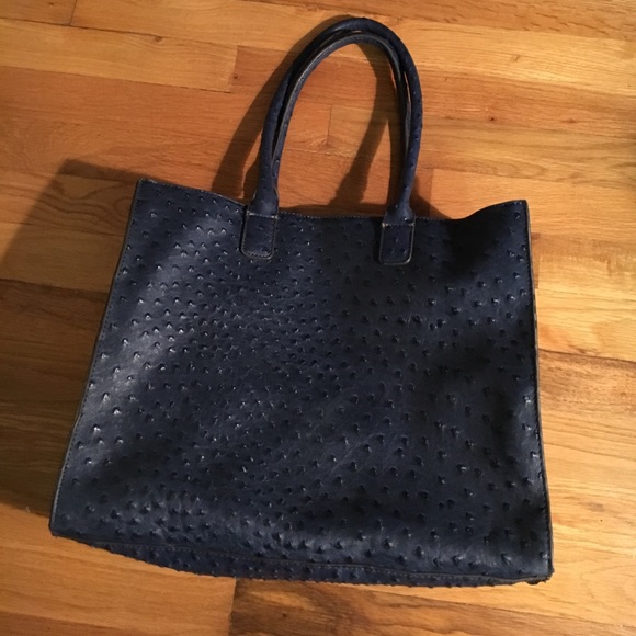 Merona | Bags | Merona Faux Ostrich Tote | Poshmark