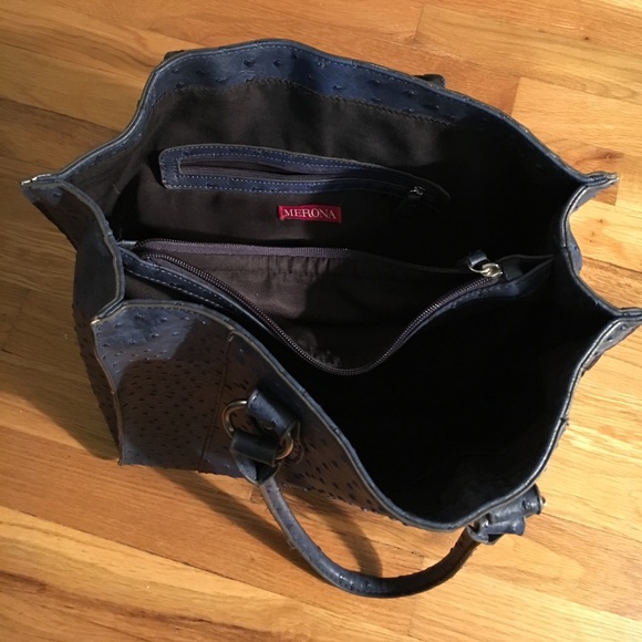 Merona | Bags | Merona Faux Ostrich Tote | Poshmark