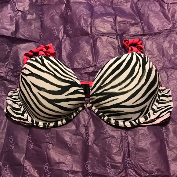 Intimates & Sleepwear | Zebra Print Pink Bra | Poshmark