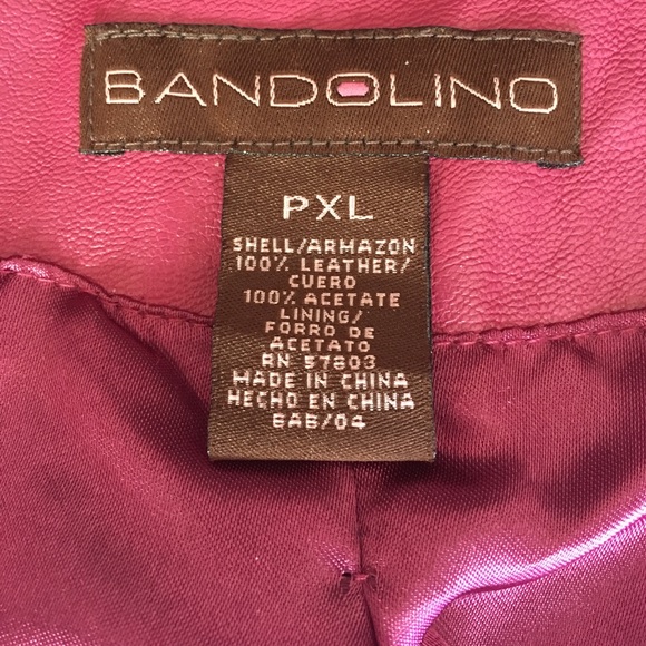 Bandolino | Jackets & Coats | Genuine Leather Jacket | Poshmark