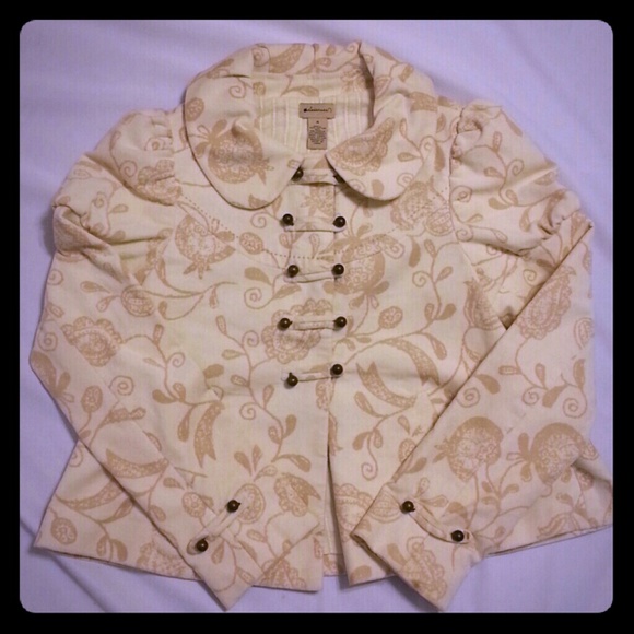 elevenses | Jackets & Coats | Elevenses Anthropologie Latte Art Velvet ...