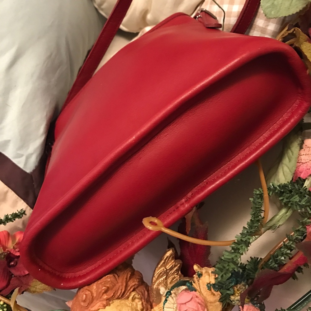 Coach Vintage (New, Old Stock) Red Shoulder Bag - Gem