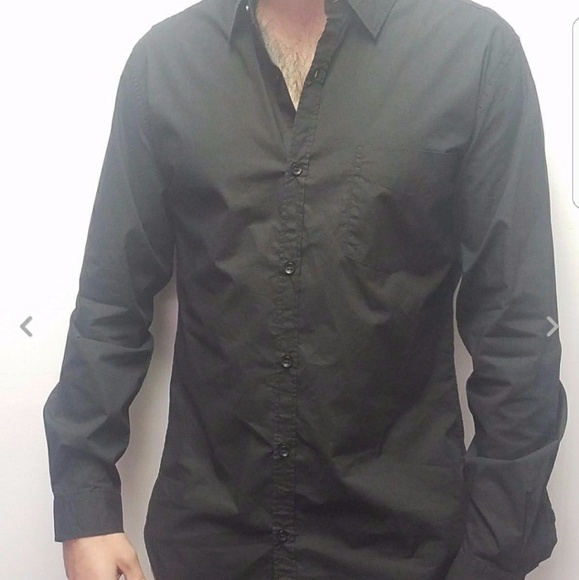 Micah Cohen | Shirts | Shades Of Grey By Micah Cohen Black Shirt Nwt ...