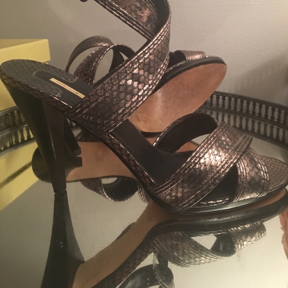 Max Studio | Shoes | Max Studio Pewter Sandal Pump So Hot | Poshmark