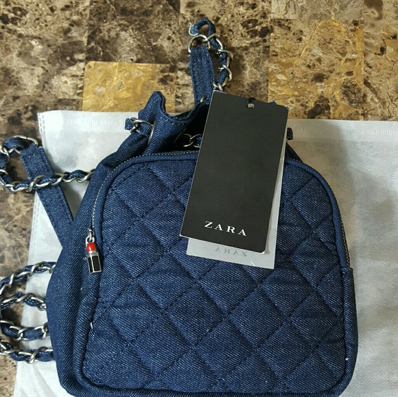 Zara | Bags | Zara Quilted Mini Backback | Poshmark