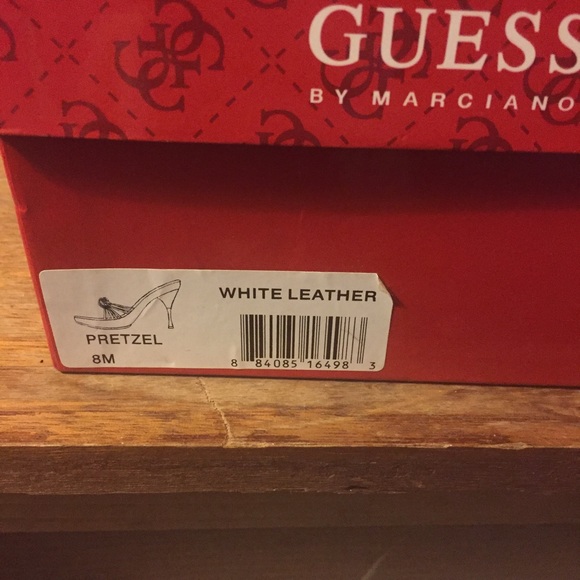 Guess | Shoes | White Guess Wood Sandals | Poshmark