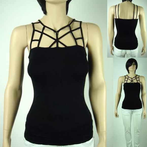 Boutique | Tops | Hpnip Caged Front Seamless Cami Tank | Poshmark