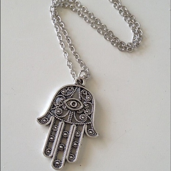Jewelry | Good Luck Protection Hamsa Symbol Necklace | Poshmark