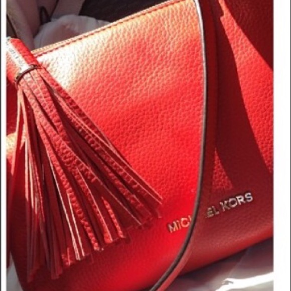 Michael Kors | Bags | Orangeish Red Michael Kors Crossover Bag | Poshmark