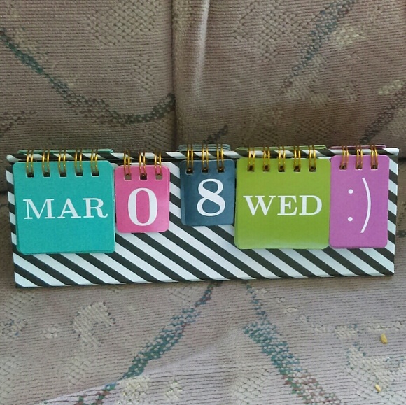Office | New Colorful Perpetual Calendar | Poshmark