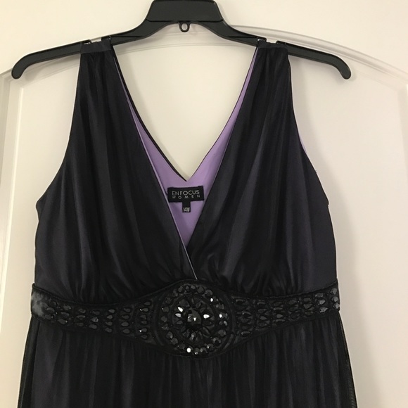 enfocus women | Dresses | Purple Dress | Poshmark