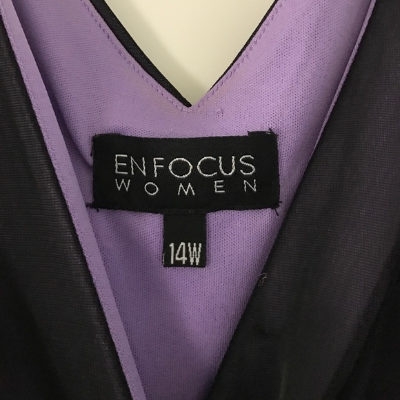 enfocus women | Dresses | Purple Dress | Poshmark