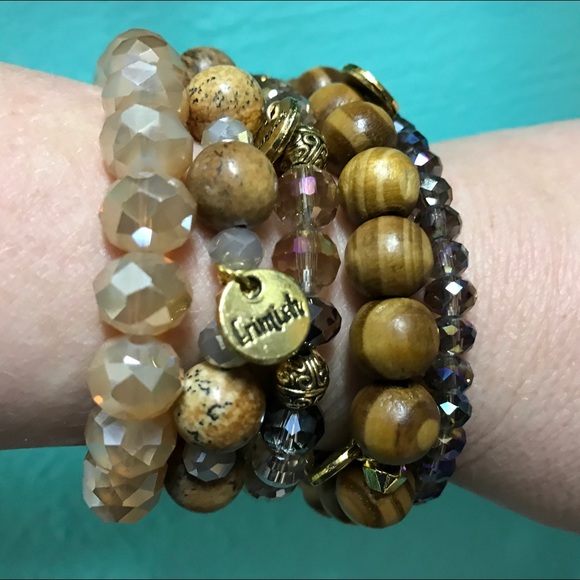 Erimish | Jewelry | Erimish Stackable Set Of 5 Freebird Bracelets ...