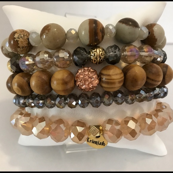 Erimish | Jewelry | Erimish Stackable Set Of 5 Freebird Bracelets ...