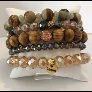 Erimish | Jewelry | Erimish Stackable Set Of 5 Freebird Bracelets ...