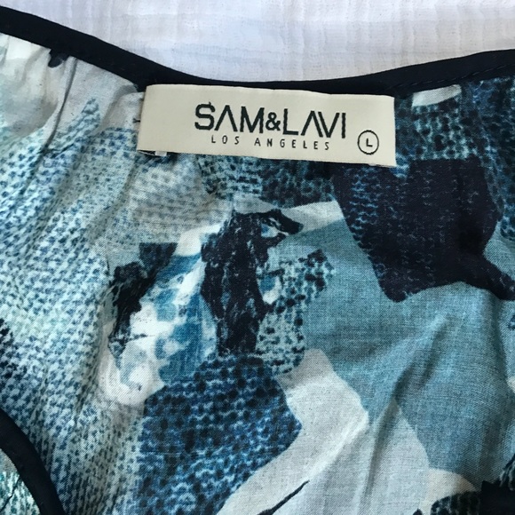 SAM. | Tops | Sam Lavi Button Down Shirt Nwot Large | Poshmark