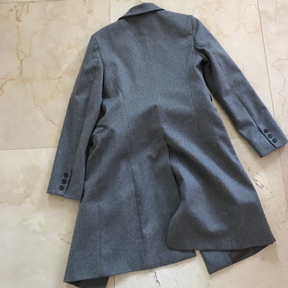 Sisley | Jackets & Coats | Sisley Small Grey Long Jacket | Poshmark