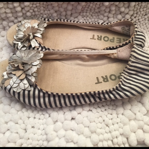 Report | Shoes | Report Striped Ballet Flats | Poshmark