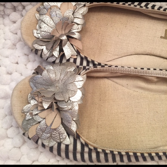 Report | Shoes | Report Striped Ballet Flats | Poshmark