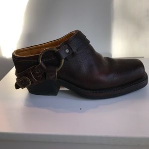 Frye | Shoes | Frye Belted Harness Mules | Poshmark