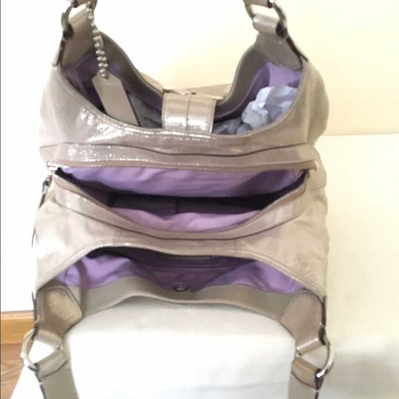 Coach | Bags | Coach Pewter Soho Leather Lyn Hobo | Poshmark