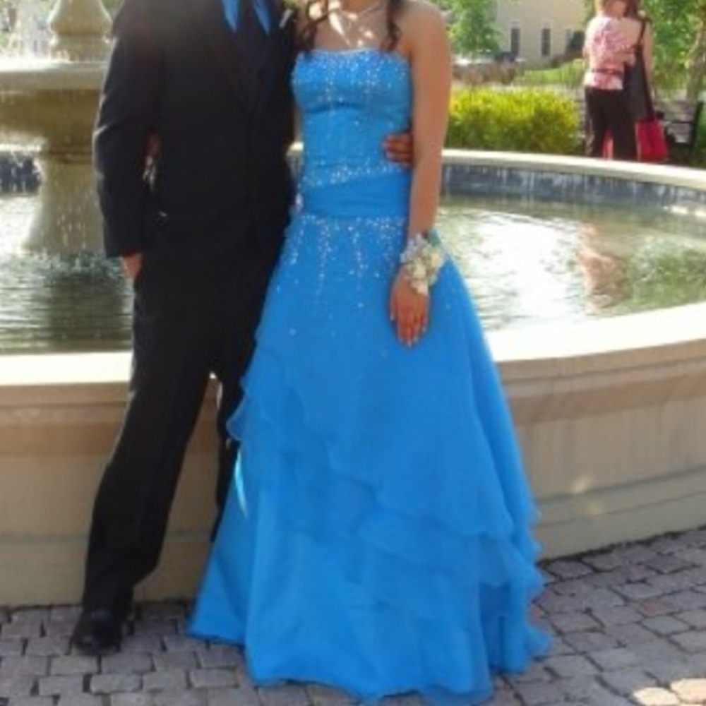 Ball Gown Homecoming/Prom Dress - Gem