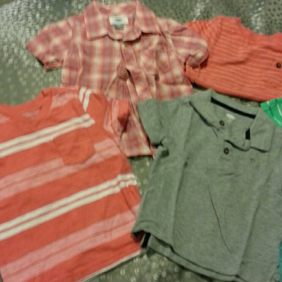 Old Navy | Shirts & Tops | Bundle Of 6 Boys Toddler Shirts 2t | Poshmark