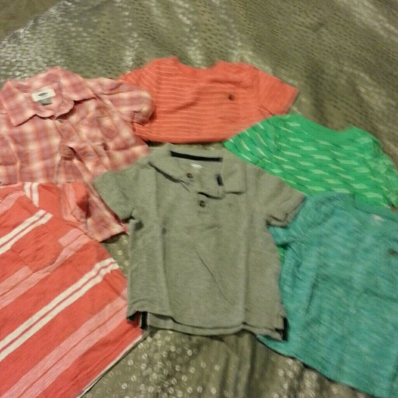 Old Navy | Shirts & Tops | Bundle Of 6 Boys Toddler Shirts 2t | Poshmark