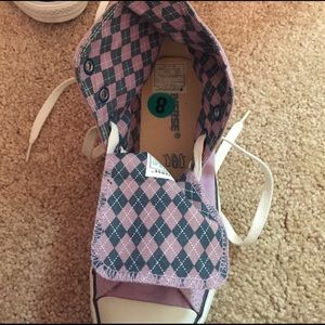 Converse | Shoes | Nwot Preppy Converse Chuck Taylor With Argyle | Poshmark