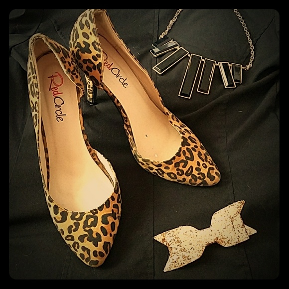 Red Circle | Shoes | Gorgeous Leopard Print Heels | Poshmark