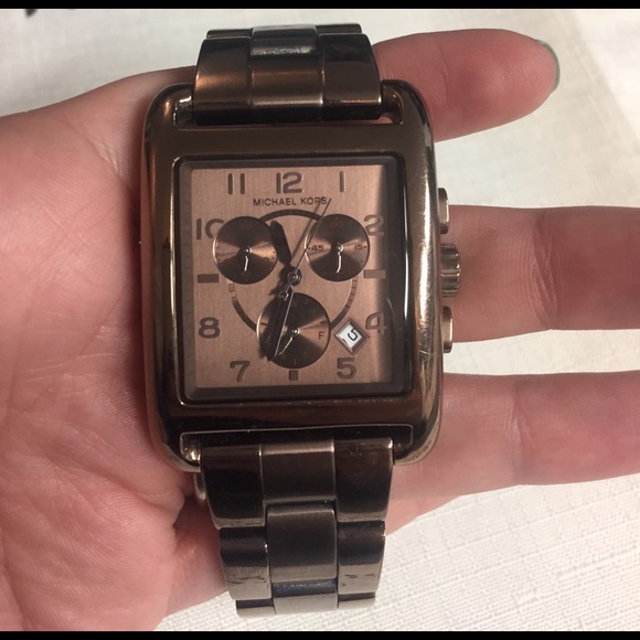 Michael Kors | Jewelry | Authentic Michael Kors Chocolate Brown Watch ...