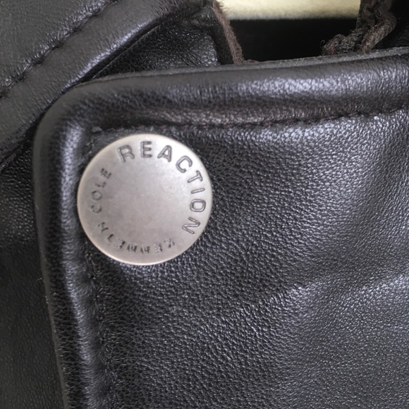 Kenneth Cole Reaction | Jackets & Coats | Mens Leather Bomber Jacket ...