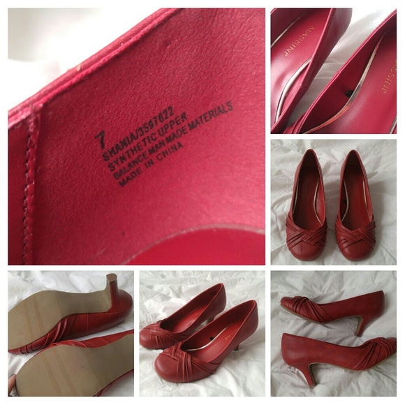 Massini | Shoes | Pleated Burgundy Pumps Like New | Poshmark