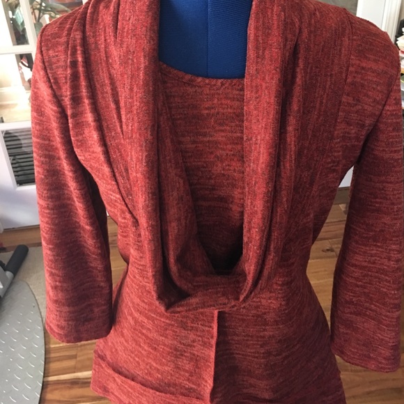 Coco Bianco | Tops | Lightweight Coral Mock Layered Blouse | Poshmark