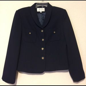 Jackets & Coats | Vintage Dark Blue Blazer | Poshmark