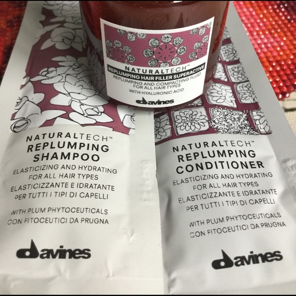 Other | Davines Naturaltech Replumping Hair Sample Kit | Poshmark