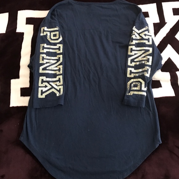PINK Victoria's Secret | Tops | Vs Pink Bling Tee | Poshmark