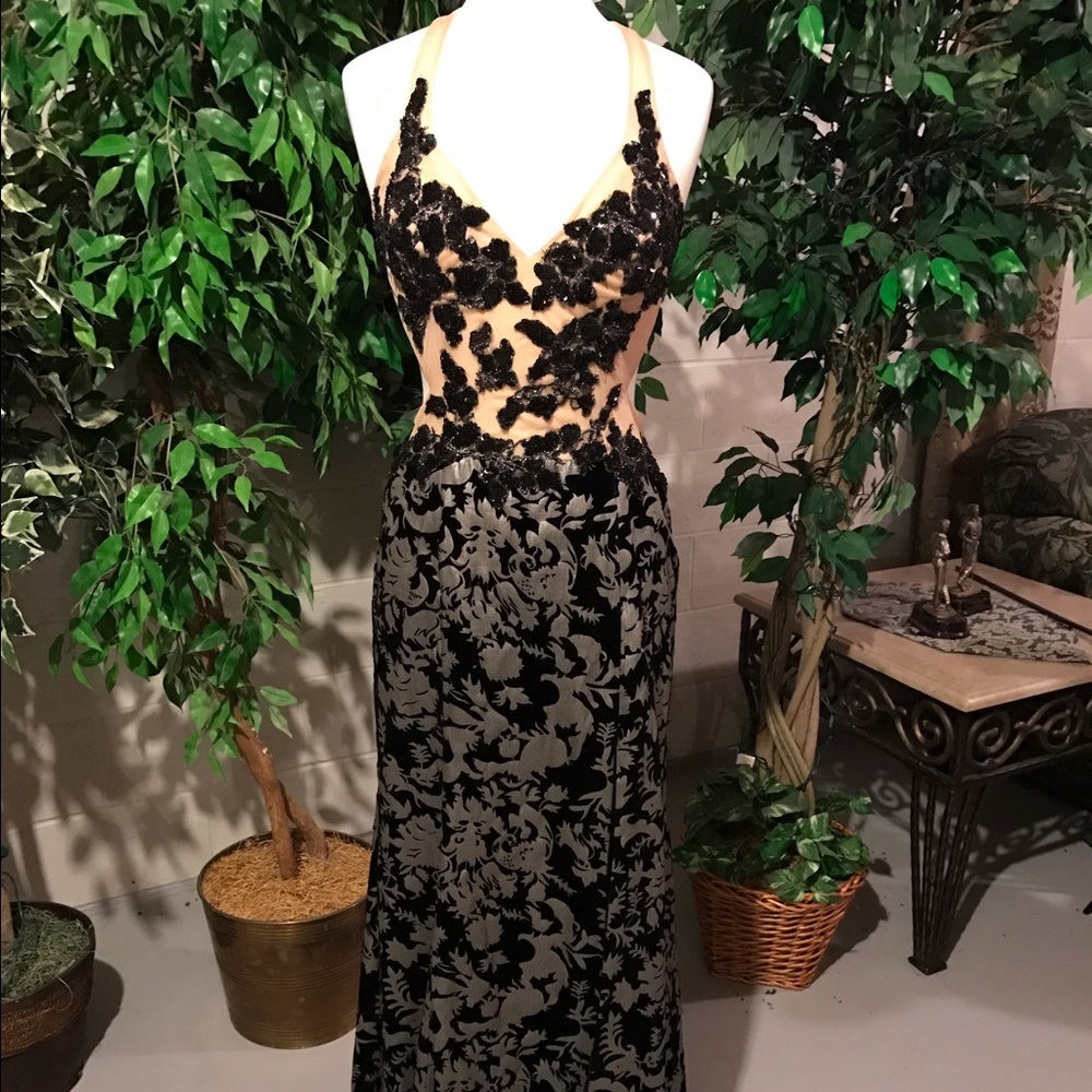 Sexy, Backless Jonathan Kayne Gown - Gem