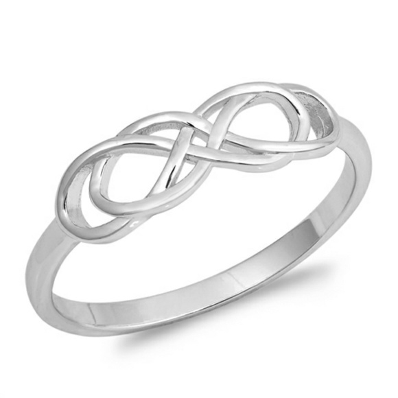 Jewelry | Sterling Slivet Double Infinity Ring | Poshmark