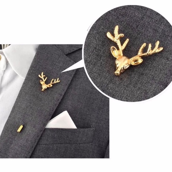 Accessories | Mens Deer Gold Or Silver Lapel Pins | Poshmark