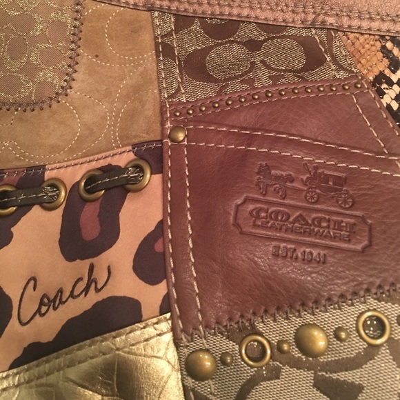 Coach | Bags | Authentic Coach Leather Patch Handbag | Poshmark