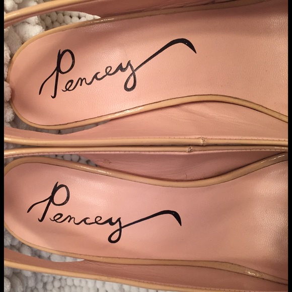 Pencey | Shoes | Pencey Patent Leather Sling Backs 75 | Poshmark