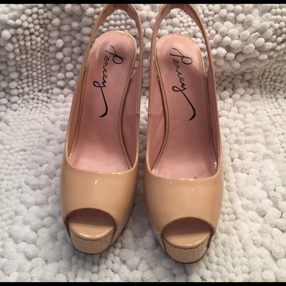Pencey | Shoes | Pencey Patent Leather Sling Backs 75 | Poshmark