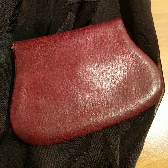 Bags | Vintage Buxton Burgundy Leather Coin Purse | Poshmark