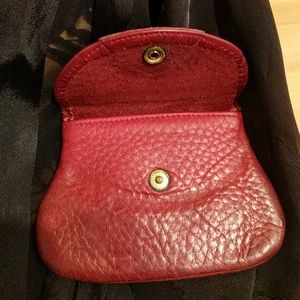 Bags | Vintage Buxton Burgundy Leather Coin Purse | Poshmark