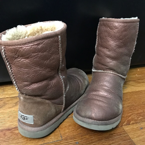 UGG | Shoes | Ugh Bronze Boots | Poshmark