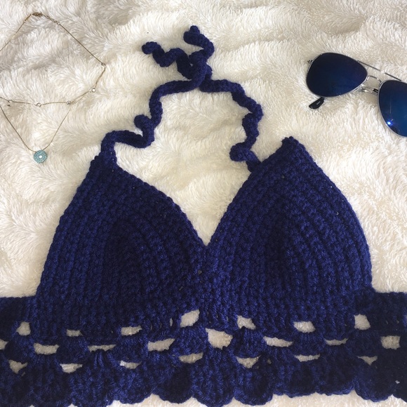 Intimates & Sleepwear | Crocheted Bralette | Poshmark